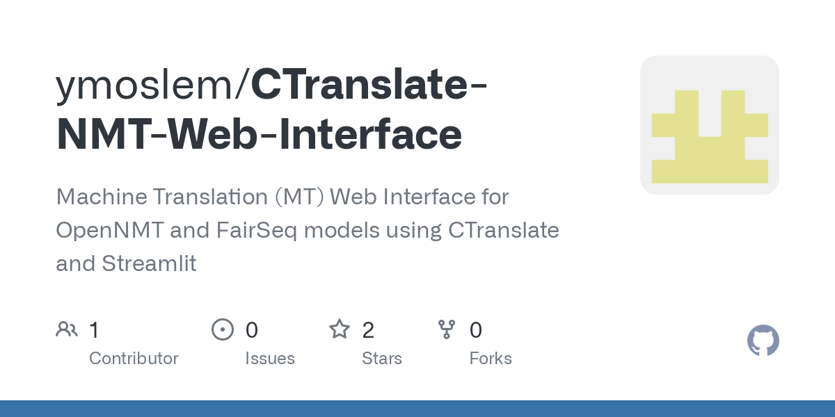 Simple Web Interface - Tutorials - OpenNMT
